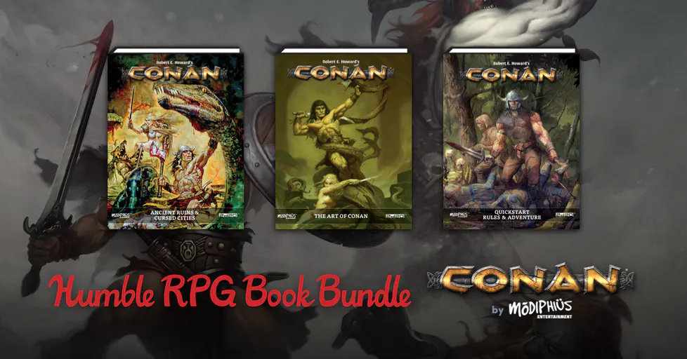Humble Conan RPG Book Bundle - Modiphius - Epic Bundle