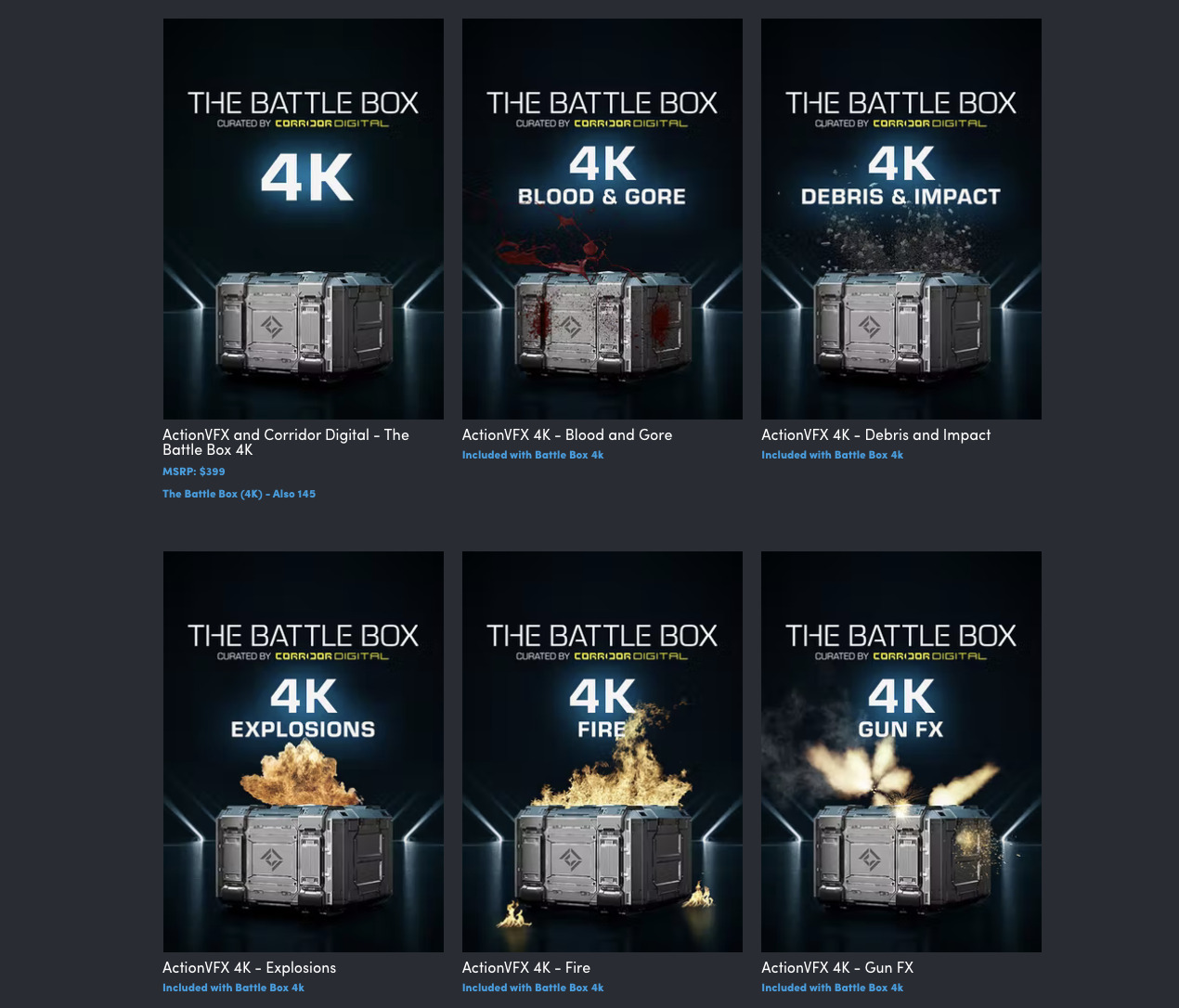 Humble "The Battle Box VFX" Bundle - Epic Bundle