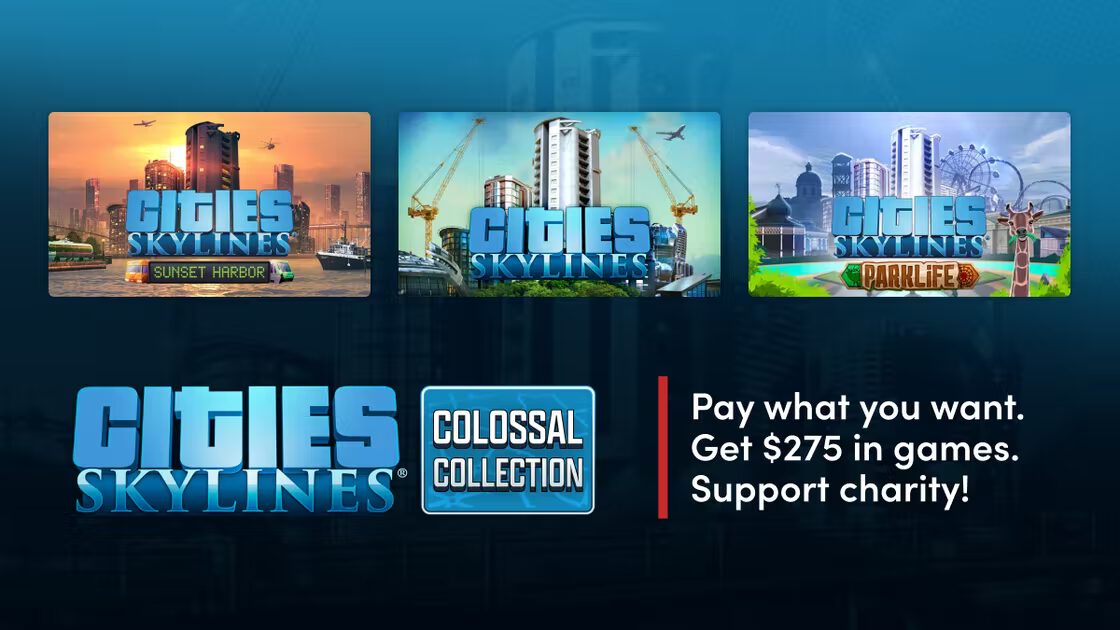Humble "Cities Skylines" Colossal Steam Game Bundle - Epic Bundle